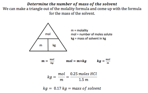 Molality: Definition & Formula - Video & Lesson Transcript | Study.com
