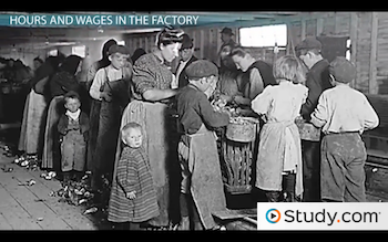 Unsafe Working Conditions Industrial Revolution Women and young girl at ...